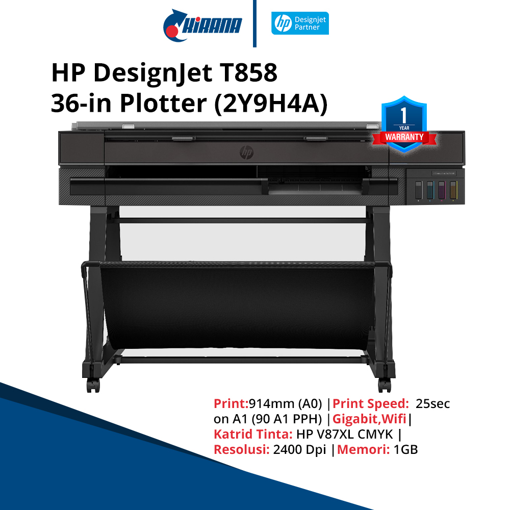 Printer HP DesignJet Smart Tank T858 36 inci - Raja Plotter - Jual Beli Plotter No 1 di Jakarta