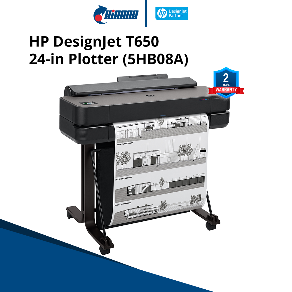 HP DesignJet T650 24-in plotter - Raja Plotter - Jual Beli Plotter No 1 di Jakarta